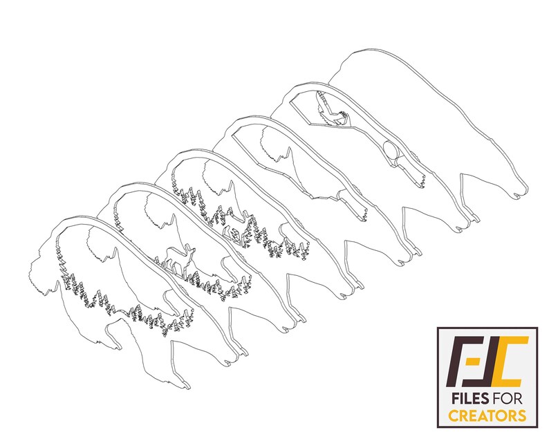 Wolverine Laser Cut Svg Dxf Files. Cnc Files for Wood. - Etsy