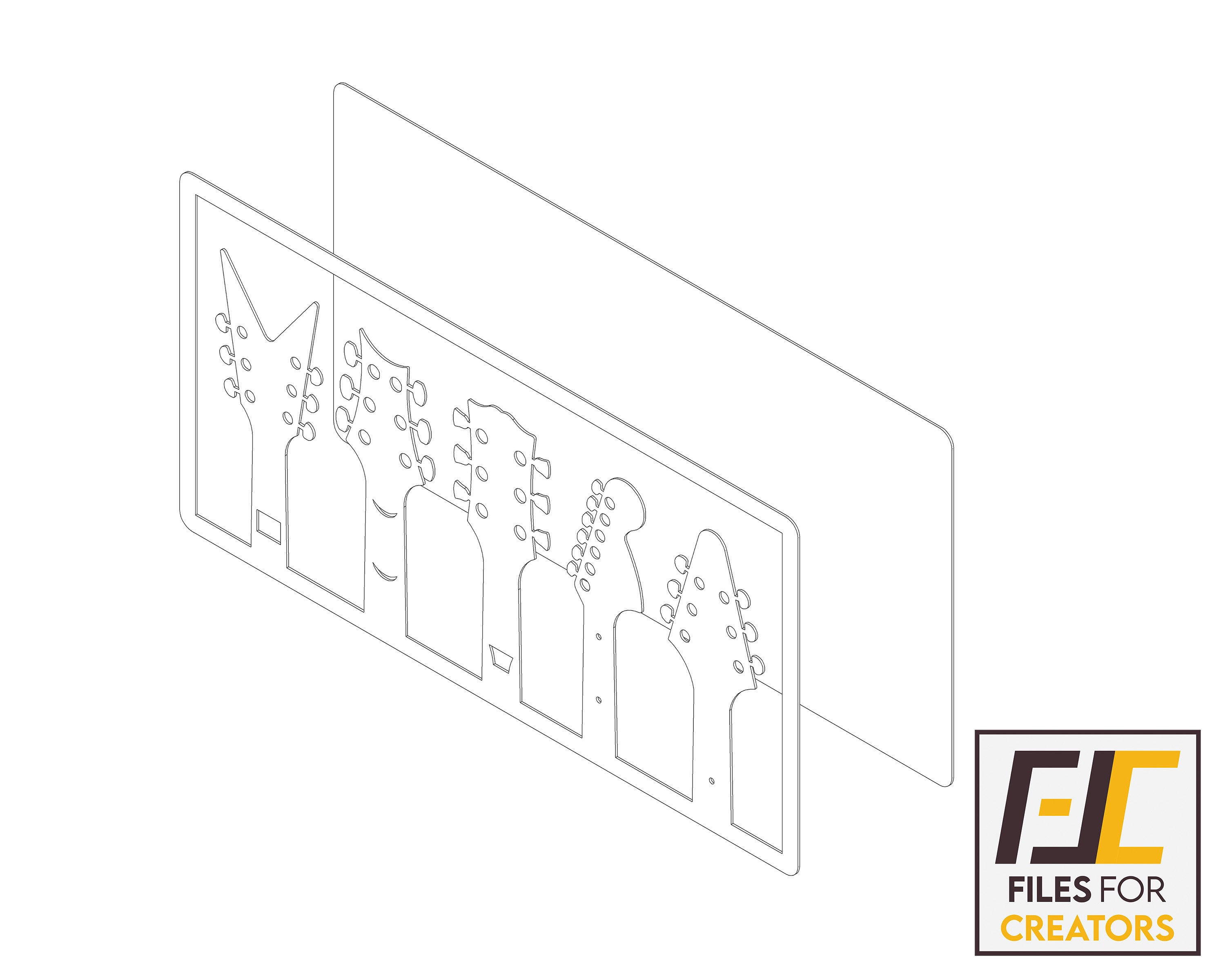 Guitar Laser Cut Svg Dxf Files. Cnc Files for Wood. Wall Art - Etsy