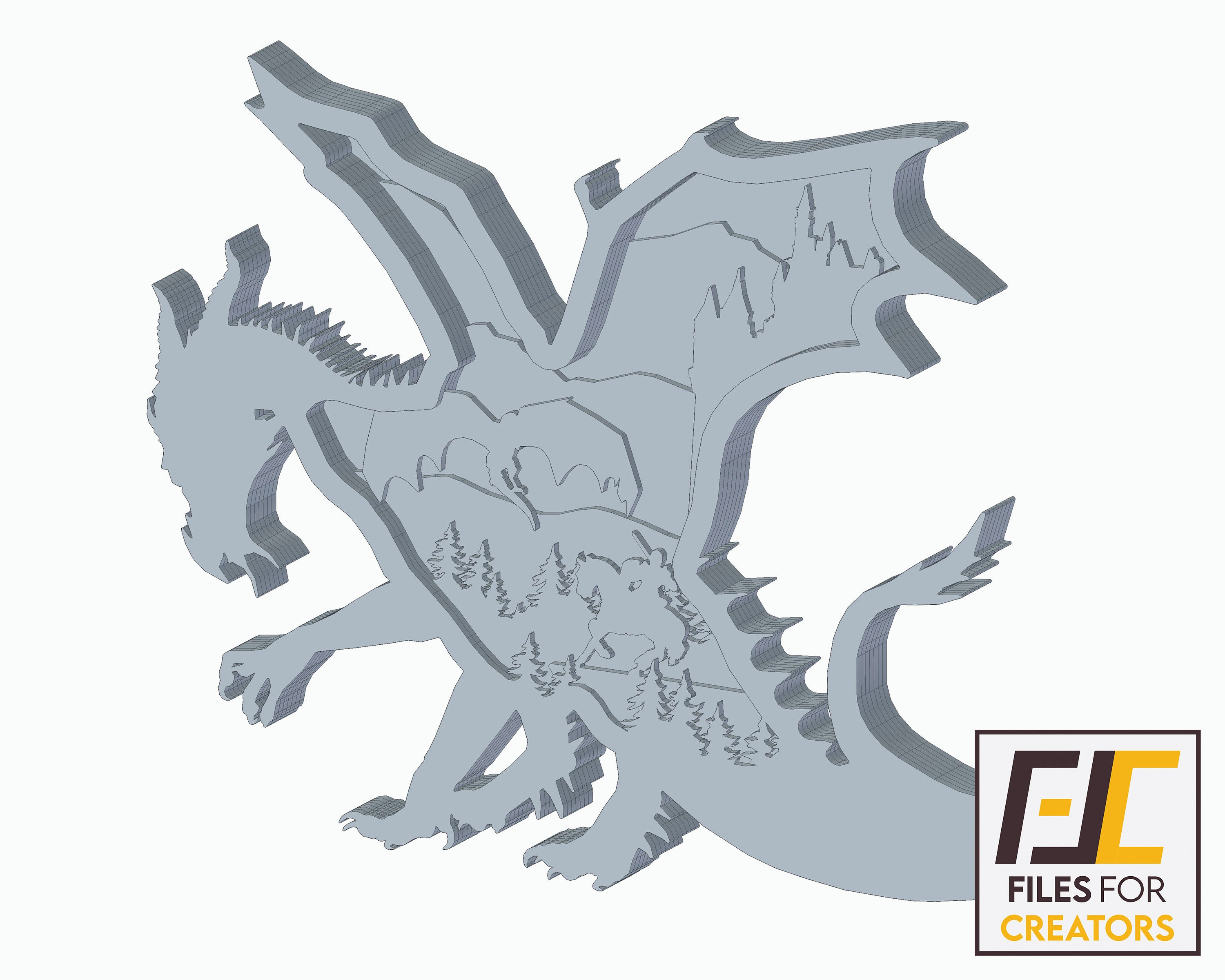 Dragon Laser Cut File Dragon Decal Svg Dragon Wall Art Svg - Etsy Canada