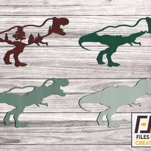 T-REX Laser Cut Files / Laser Cut Vector Model / Multi Layer Wall Decor ...