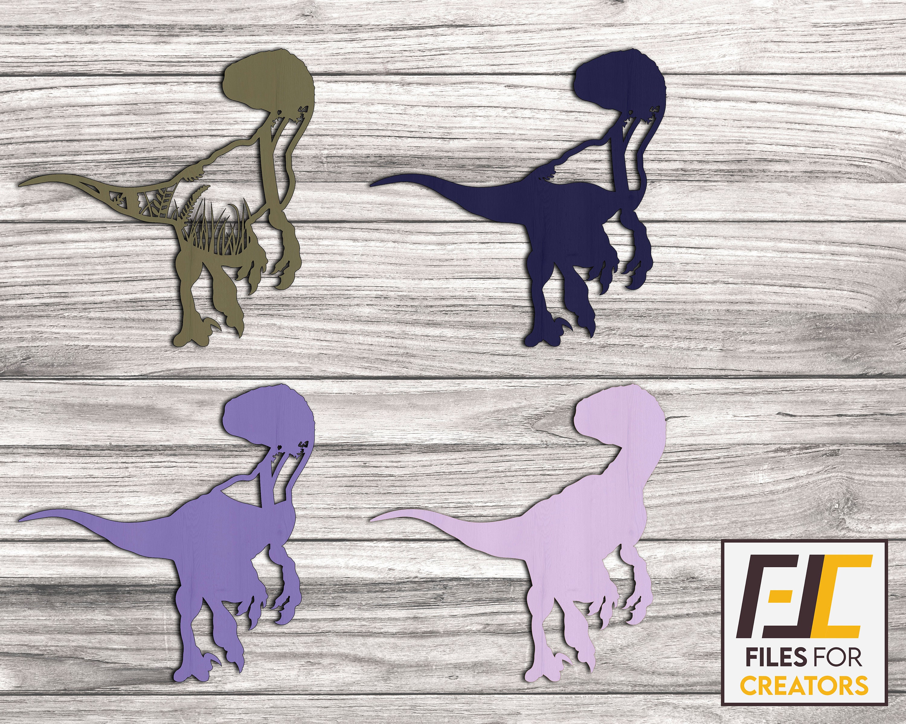 Velociraptor Laser Cut Files / Laser Cut Vector Model / Multi - Etsy UK
