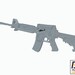 M16 M4 Rifle Laser Cut SVG, DXF File - Instant Download for DIY ...