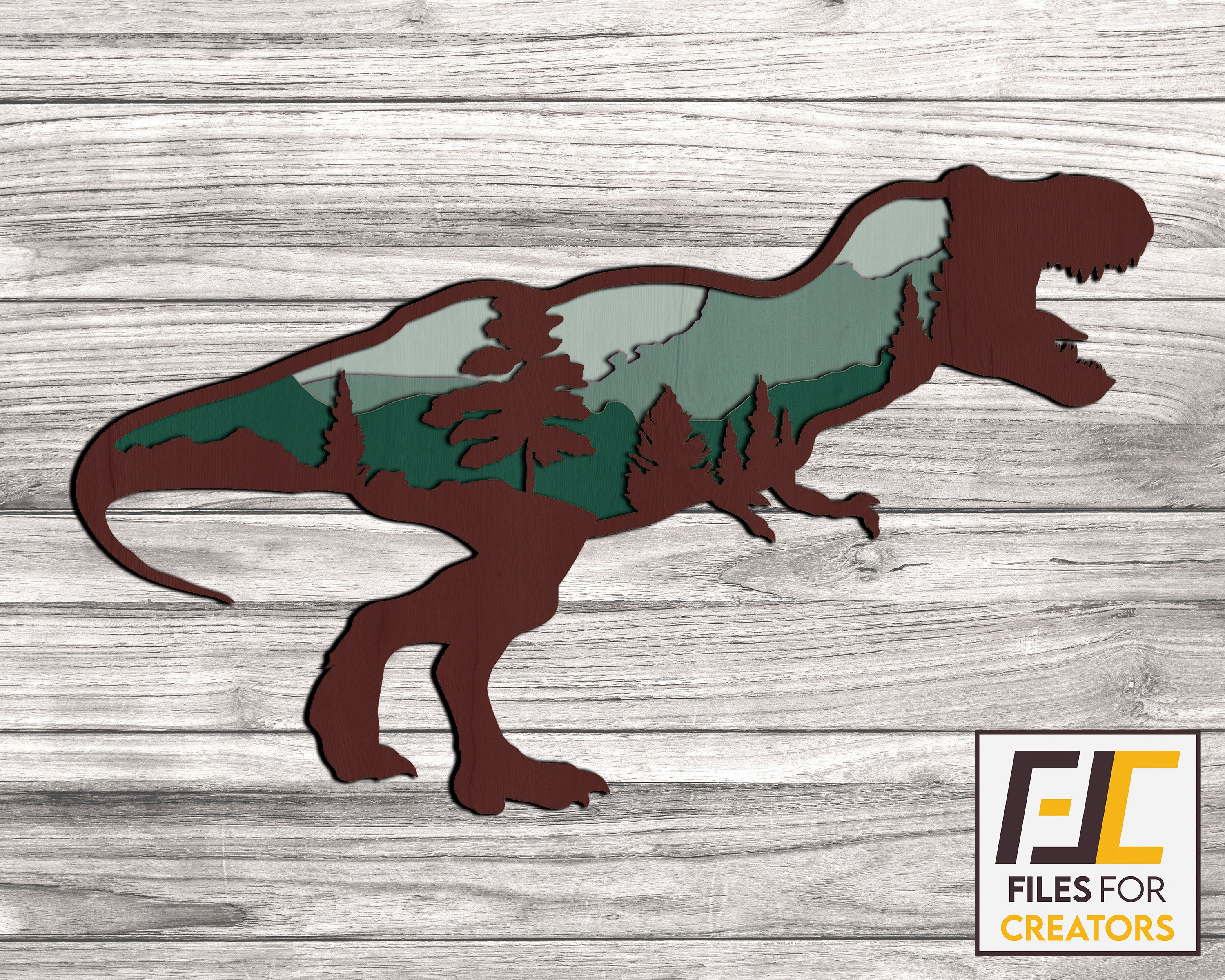 Dinosaurs Bundle Laser Cut Files and Vector Cutting Plan for - Etsy