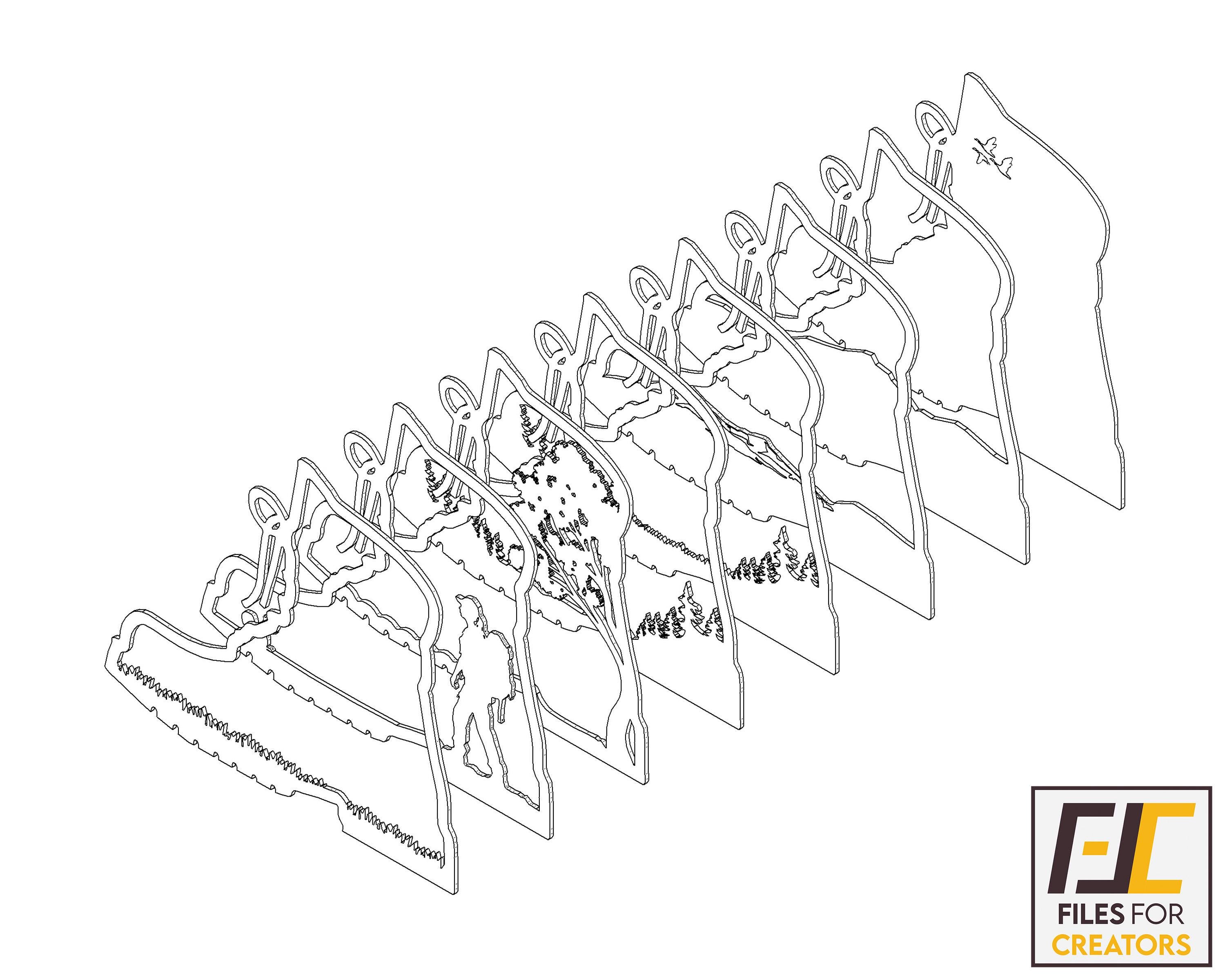 Hiking Boot Mountain Scene Laser Cut File SVG DXF (digital Download) - Etsy