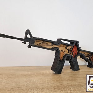 M16 M4 Rifle Laser Cut SVG, DXF File - Instant Download for DIY ...