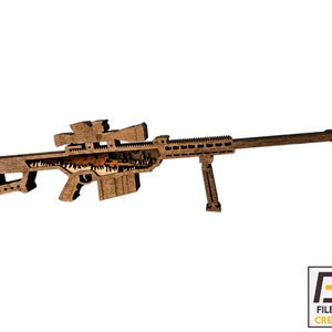 Sniper Rifle Laser Cut SVG, DXF File Instant Download for DIY ...