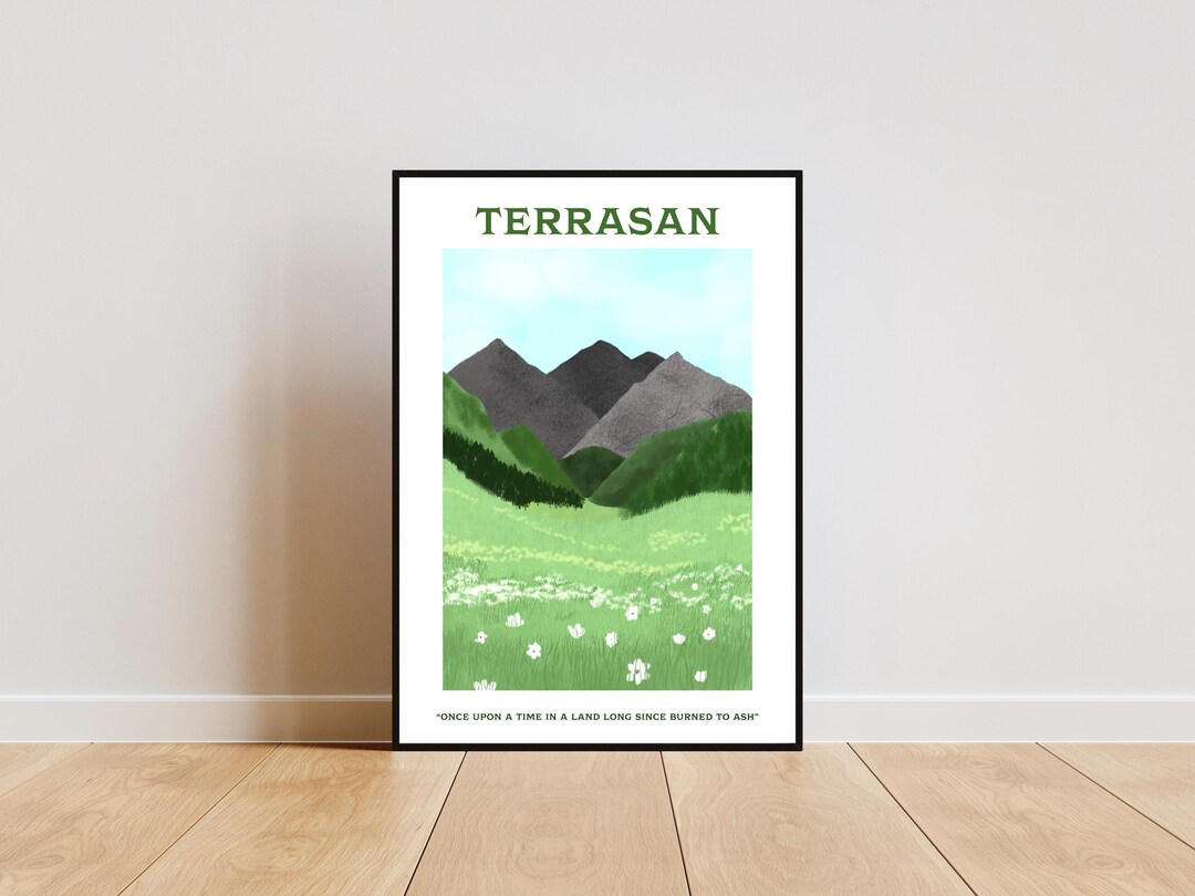Throne of Glass Print/terrasan Print - Etsy