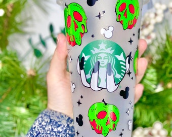 Snow White Starbucks Tumbler - Etsy