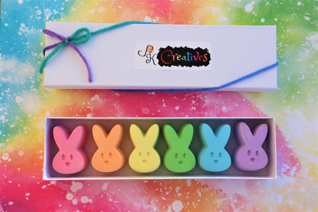 Easter Bunny Peeps Sidewalk Chalk - Easter Basket Stuffer, Easter Bunny ...