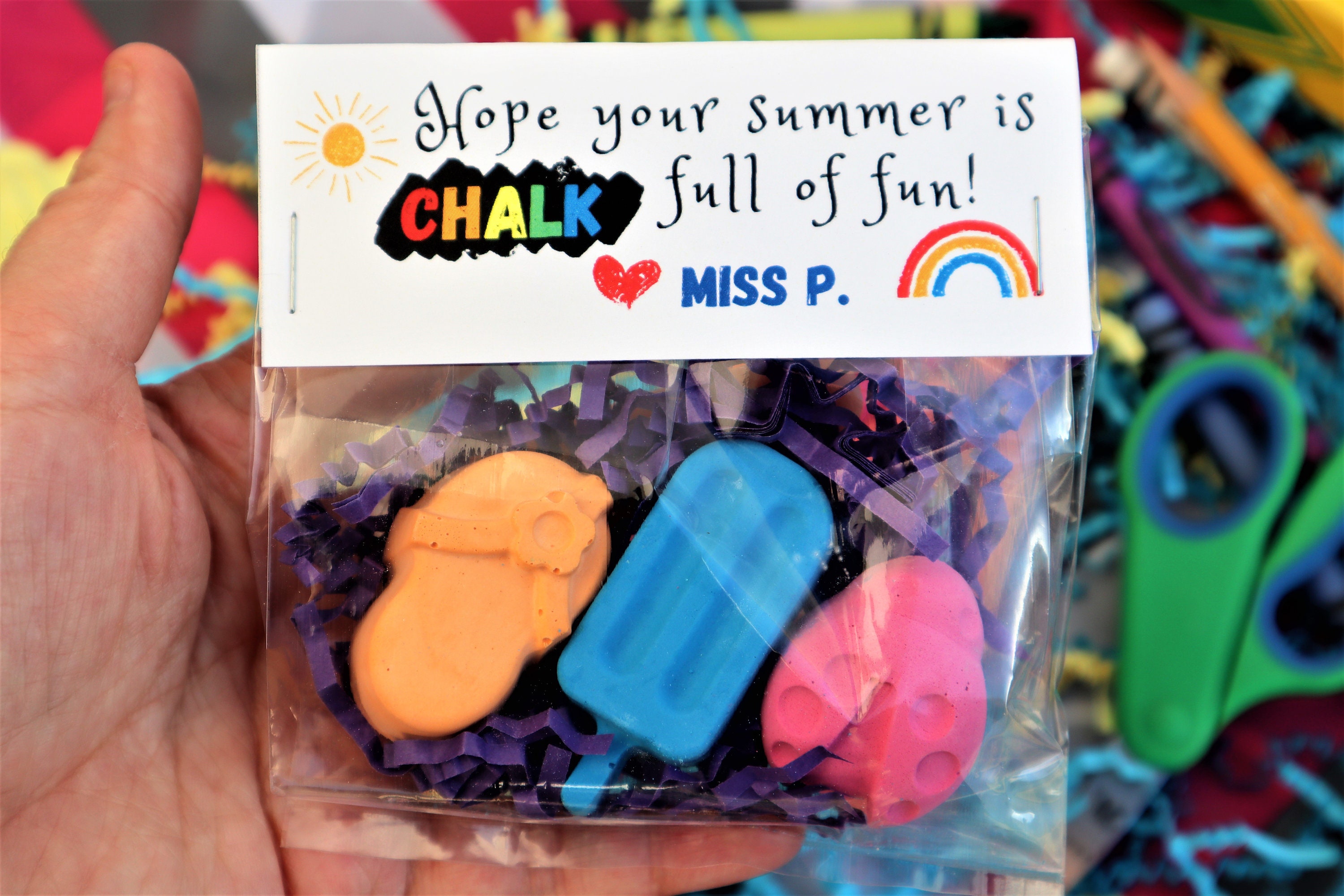 End of Year Student Gift SIDEWALK CHALK Class Gift From - Etsy