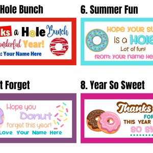 End of Year Class Gift Donut Party Sidewalk Chalk Summer Class Gift for ...