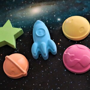OUTER SPACE Mini Sidewalk Chalk Party Favors - End of Year Student Gift ...