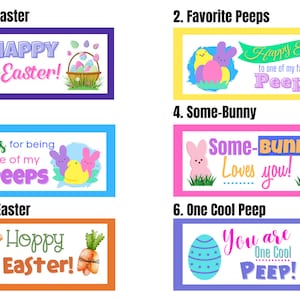 Mini Bunny Peeps Sidewalk Chalk Easter Basket Stuffers - Easter Egg ...