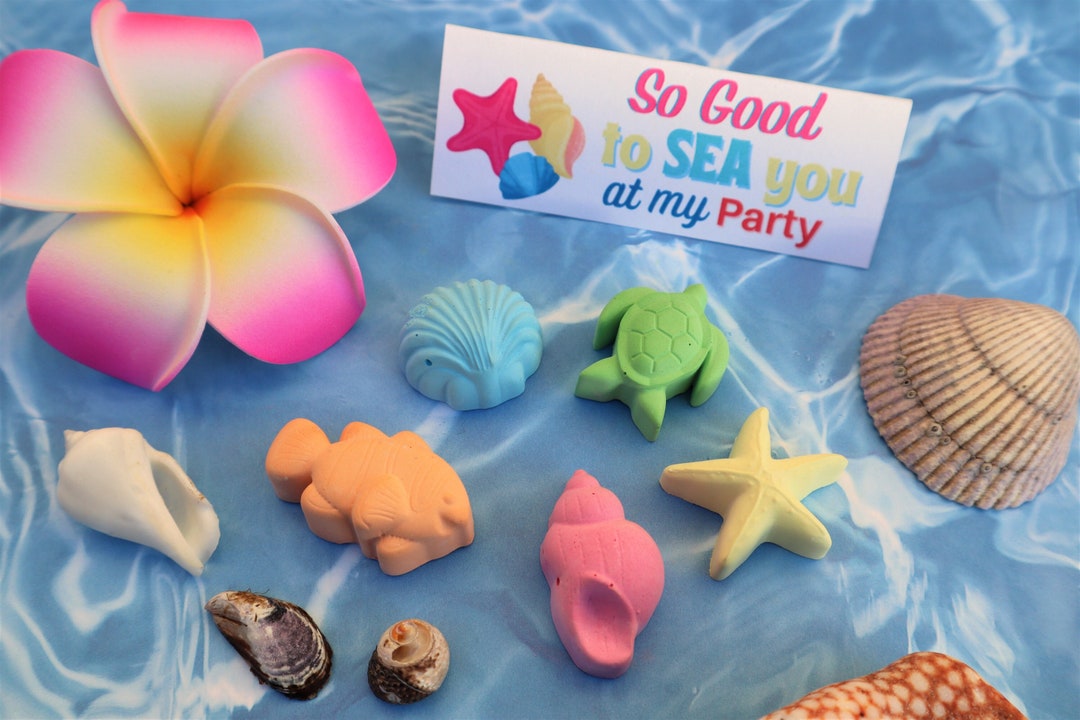 UNDER THE SEA Party Kids Birthday Sidewalk Chalk - Mermaid Birthday ...