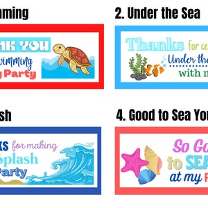 UNDER THE SEA Party Kids Birthday Sidewalk Chalk - Mermaid Birthday ...