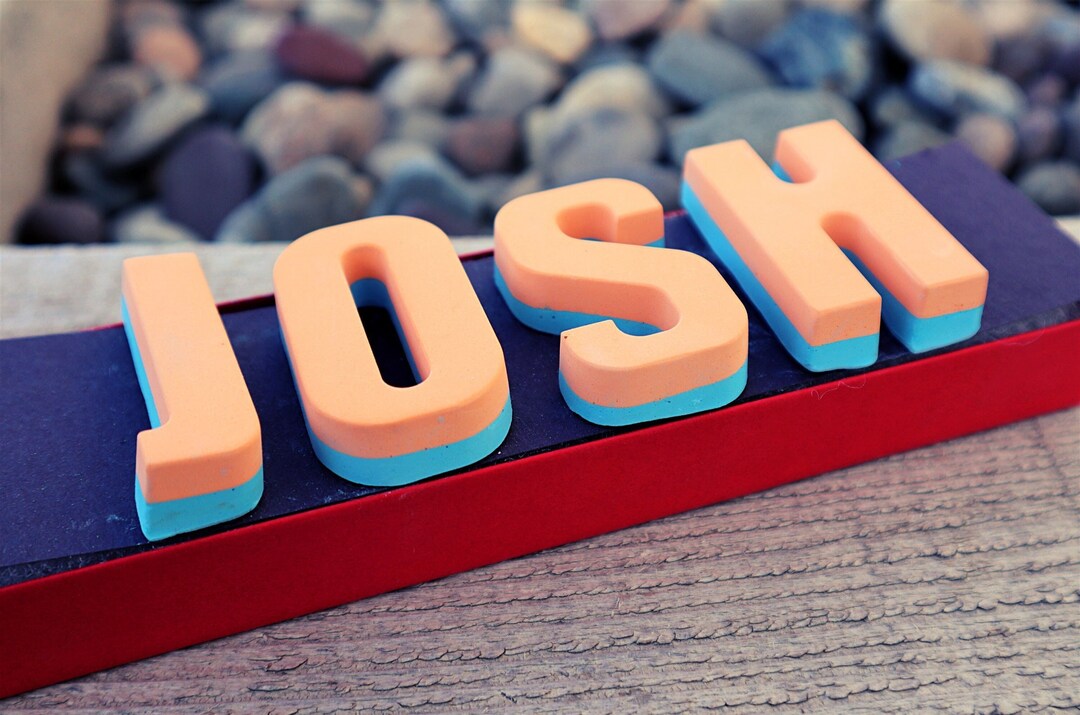 Personalized NAME SIDEWALK CHALK 2 Tone Multi Colored – Custom Gift for ...
