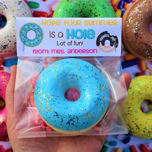 End of Year Class Gift Donut Party Sidewalk Chalk Summer Class Gift for ...