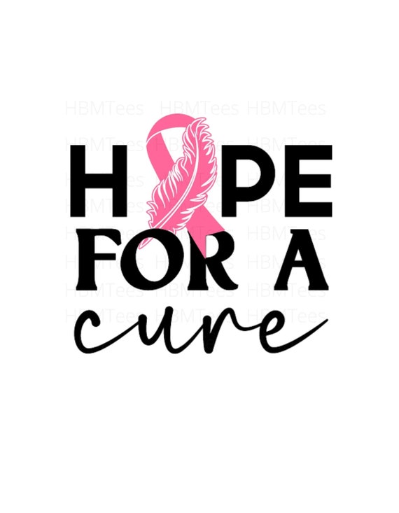 Hope for a Cure Sublimation Breast Cancer Pink Breast - Etsy