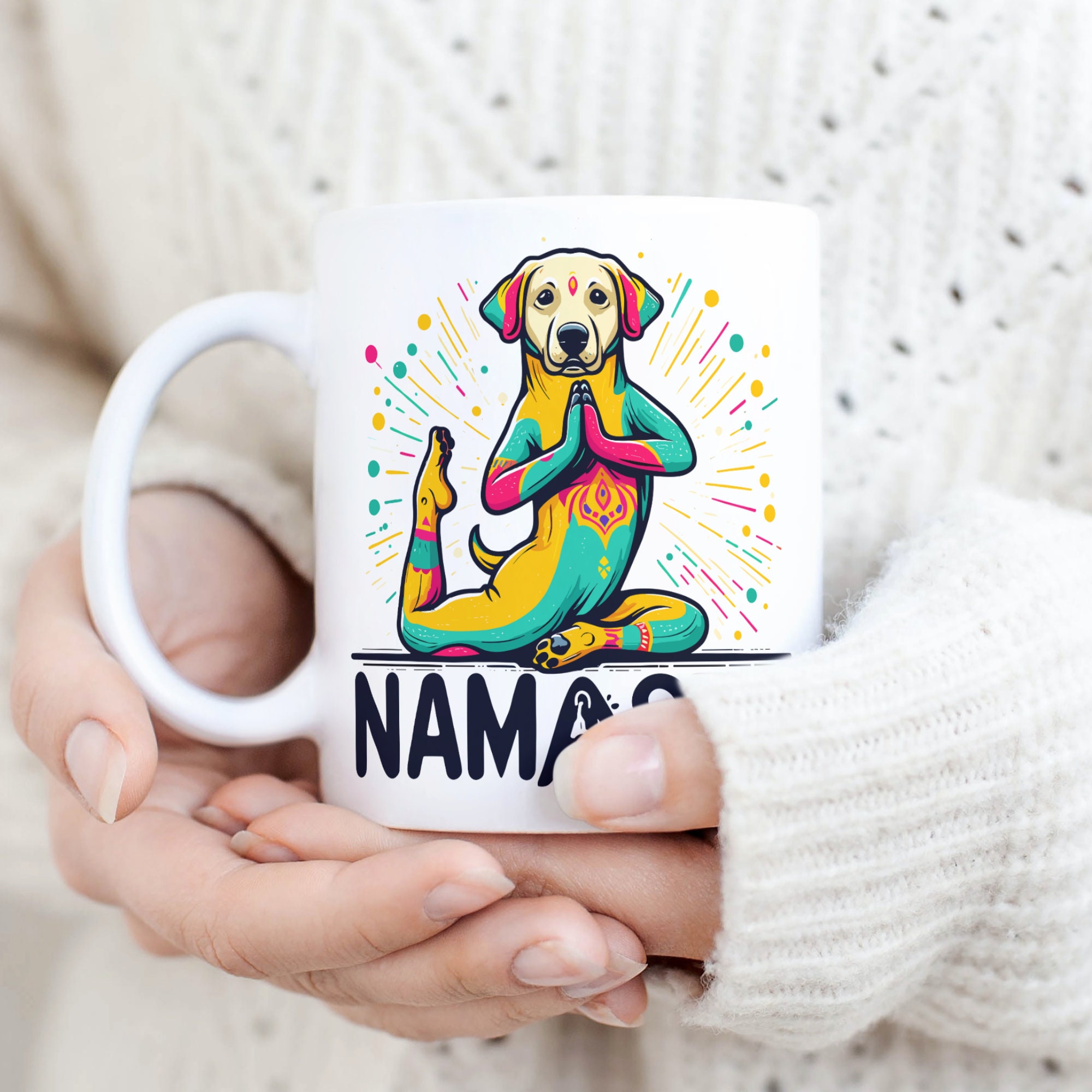 Dog Yoga PNG Clipart, Namaste SVG Gift, Mindful Canine, Puppy Zen ...