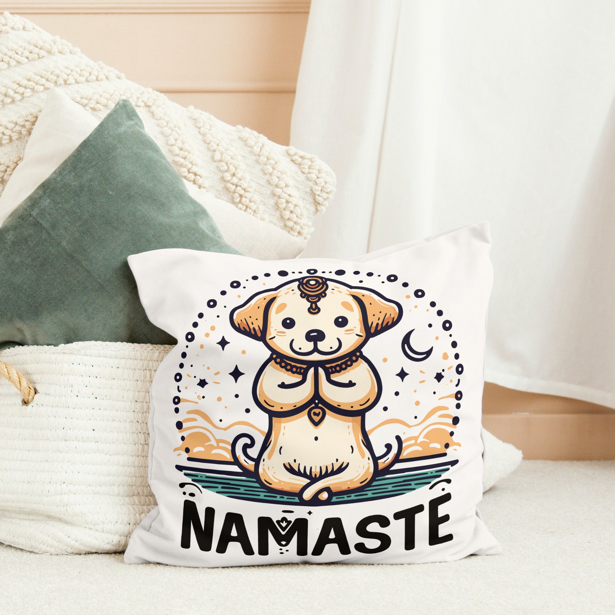 Dog Yoga PNG Clipart Namaste SVG Gift Mindful Canine Puppy - Etsy
