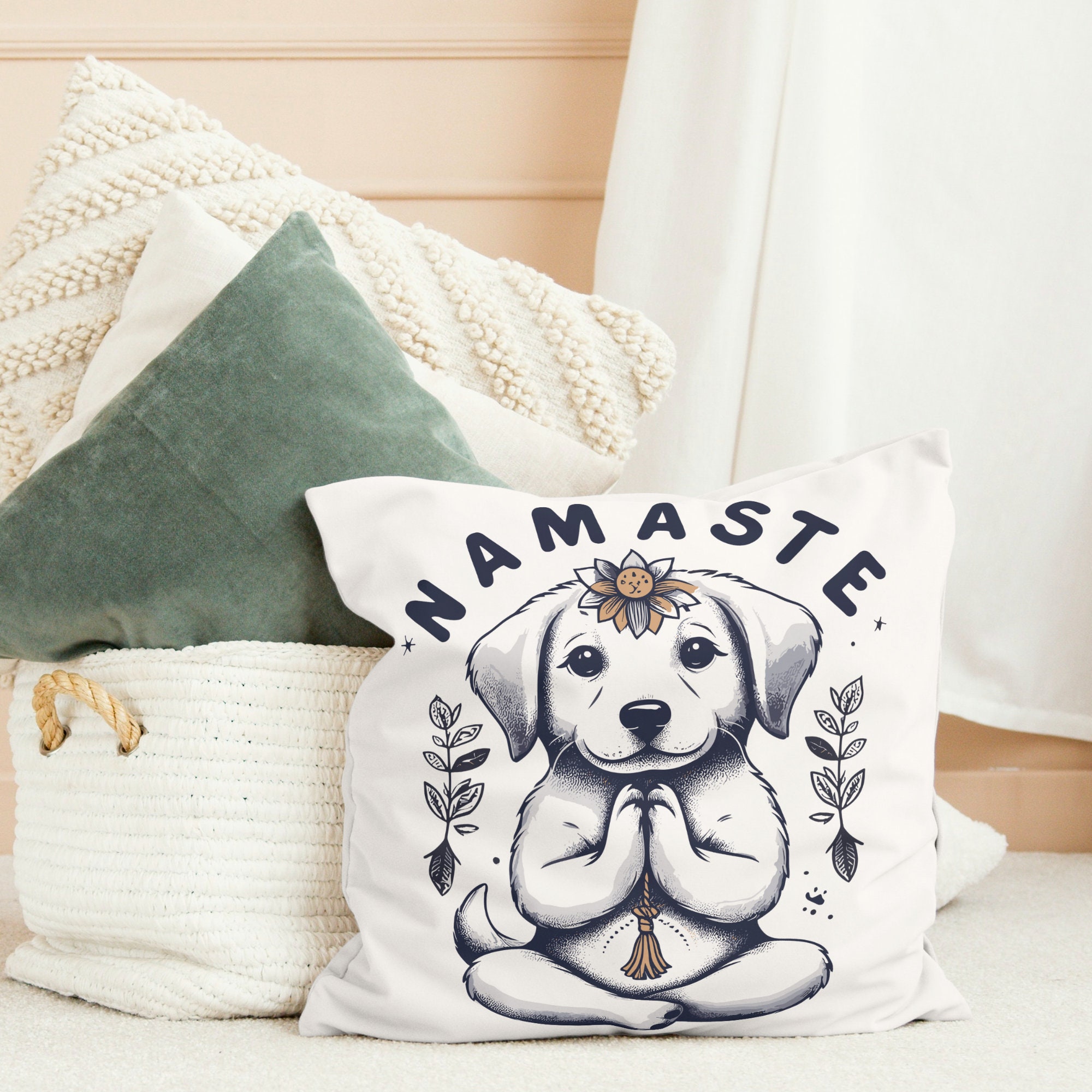 Dog Yoga PNG Clipart, Namaste SVG Gift, Mindful Canine, Puppy Zen ...