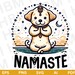 Dog Yoga PNG Clipart Namaste SVG Gift Mindful Canine Puppy - Etsy
