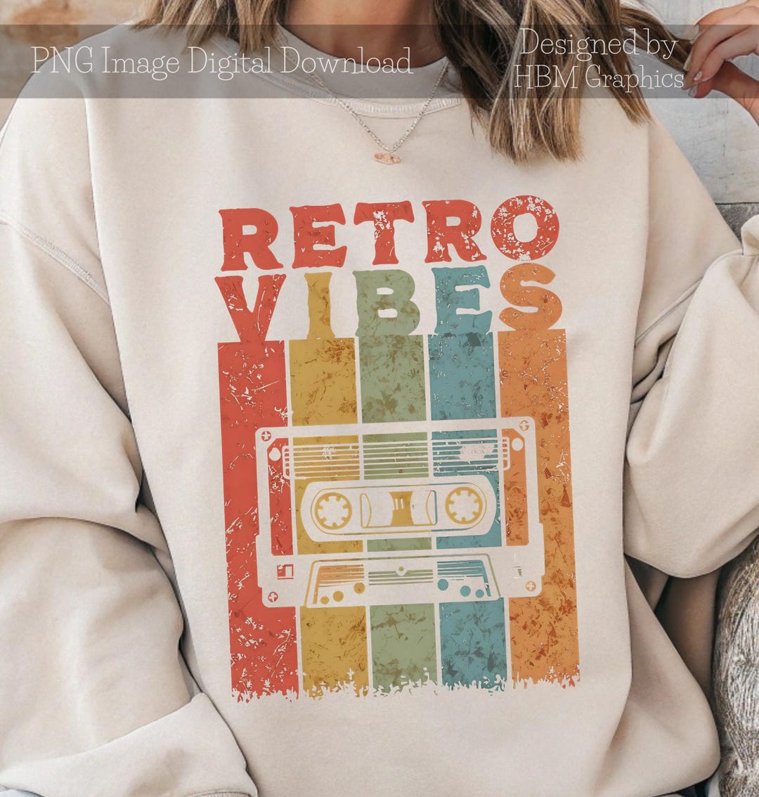 Retro Cassette PNG, Vintage Tape Clipart, 80s Music Vibes Design ...