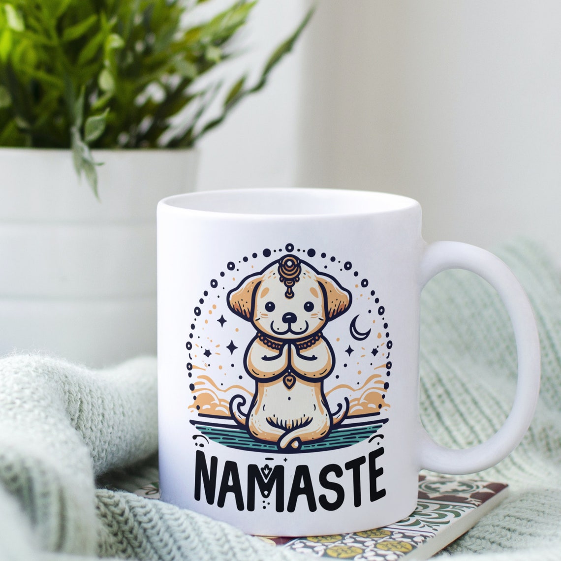 Dog Yoga PNG Clipart Namaste SVG Gift Mindful Canine Puppy - Etsy