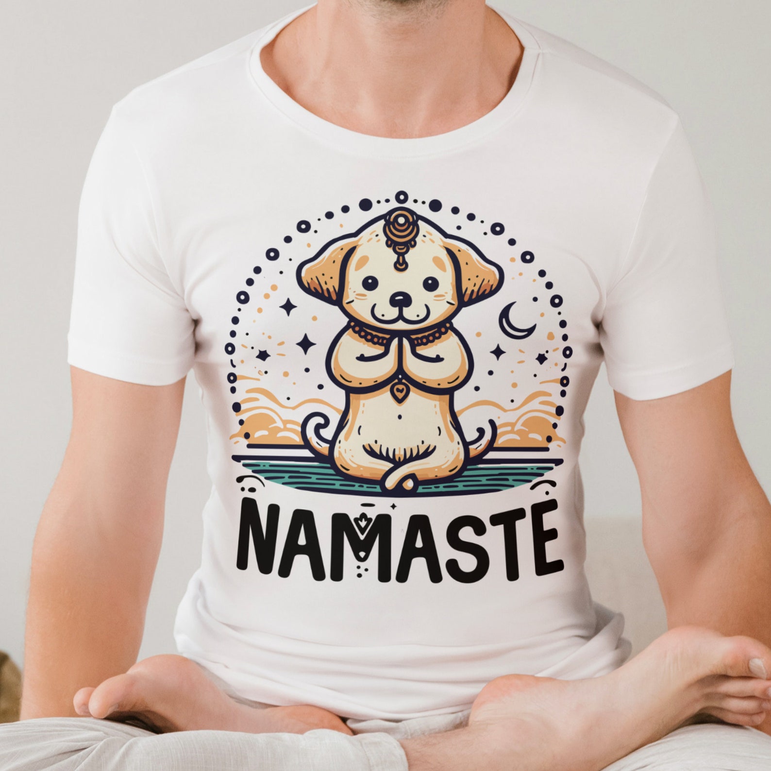 Dog Yoga PNG Clipart Namaste SVG Gift Mindful Canine Puppy - Etsy
