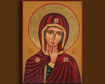 Lady of Silence Icon - Etsy UK