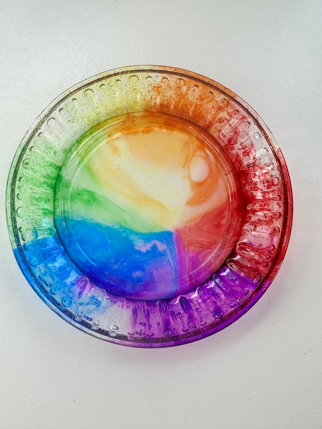 Handmade Rainbow Dish, Trinket Tray, Pride - Etsy