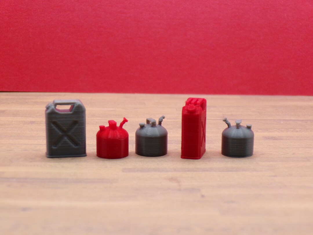 1:24 Scale Vintage-style Gas Cans-a Great Addition to a Repair Shop ...
