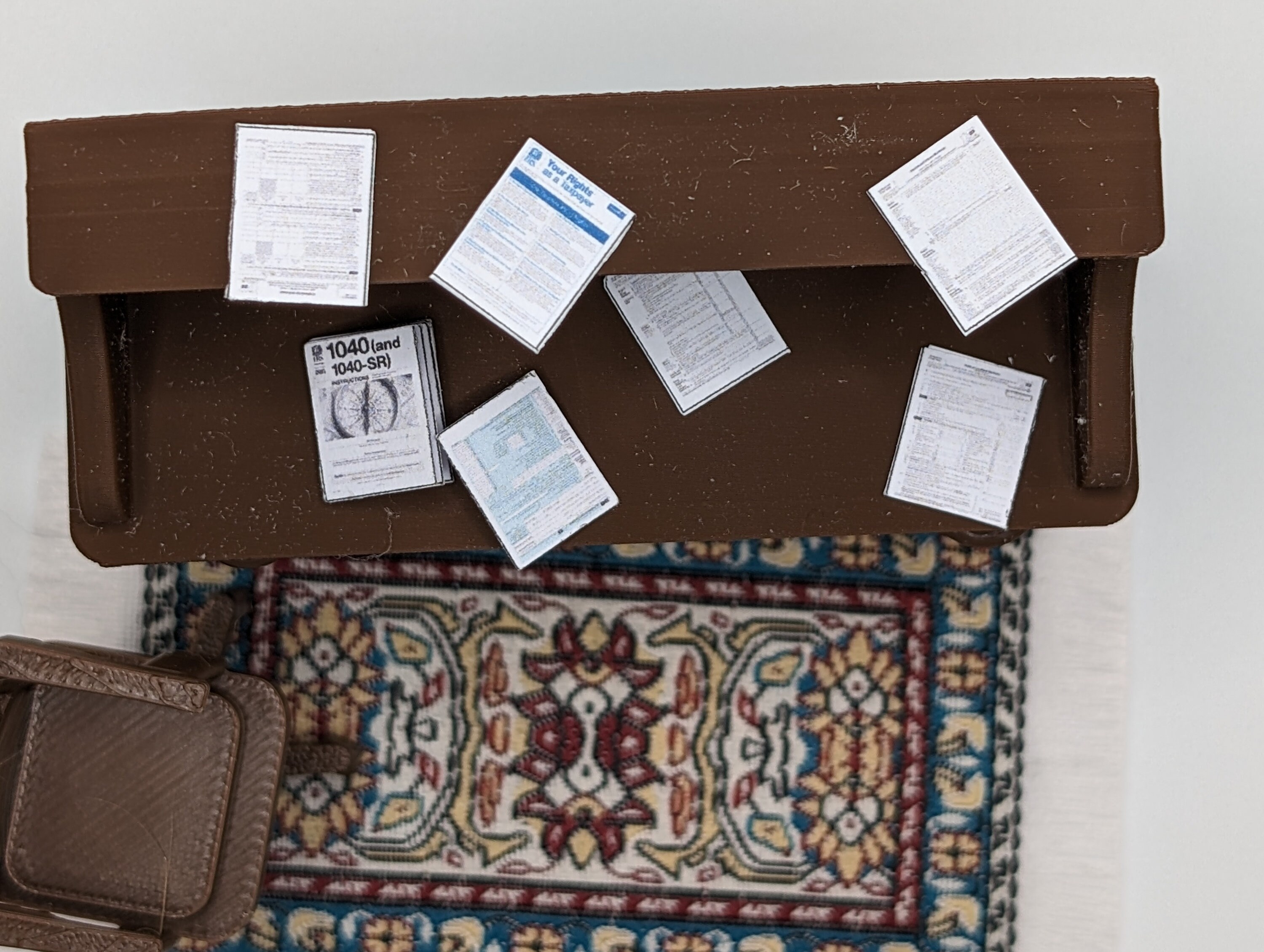 1:24 Scale Tax Documents - Etsy