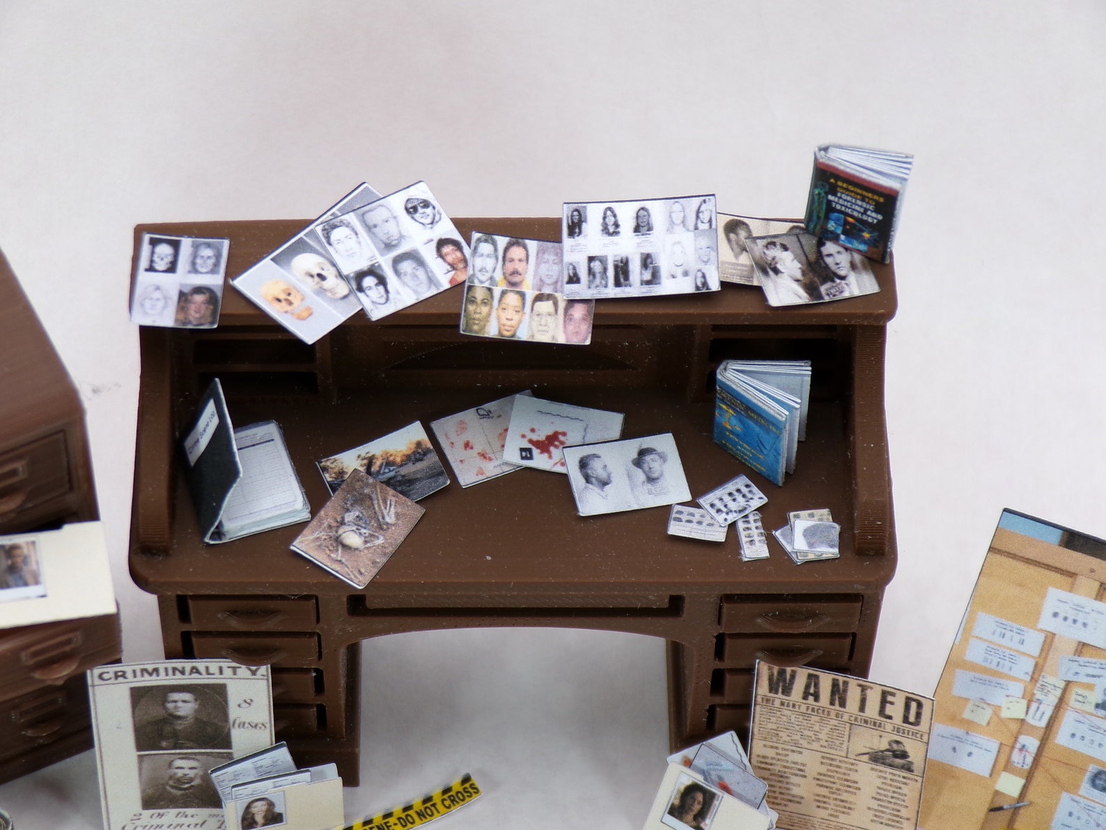 1:24 Scale Crime Scene Ephemera - Evidence, Photographs, Documents ...