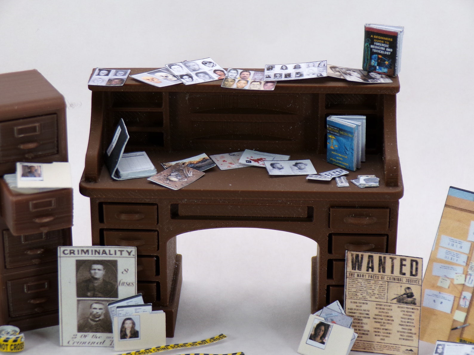 1:24 Scale Crime Scene Ephemera - Evidence, Photographs, Documents ...