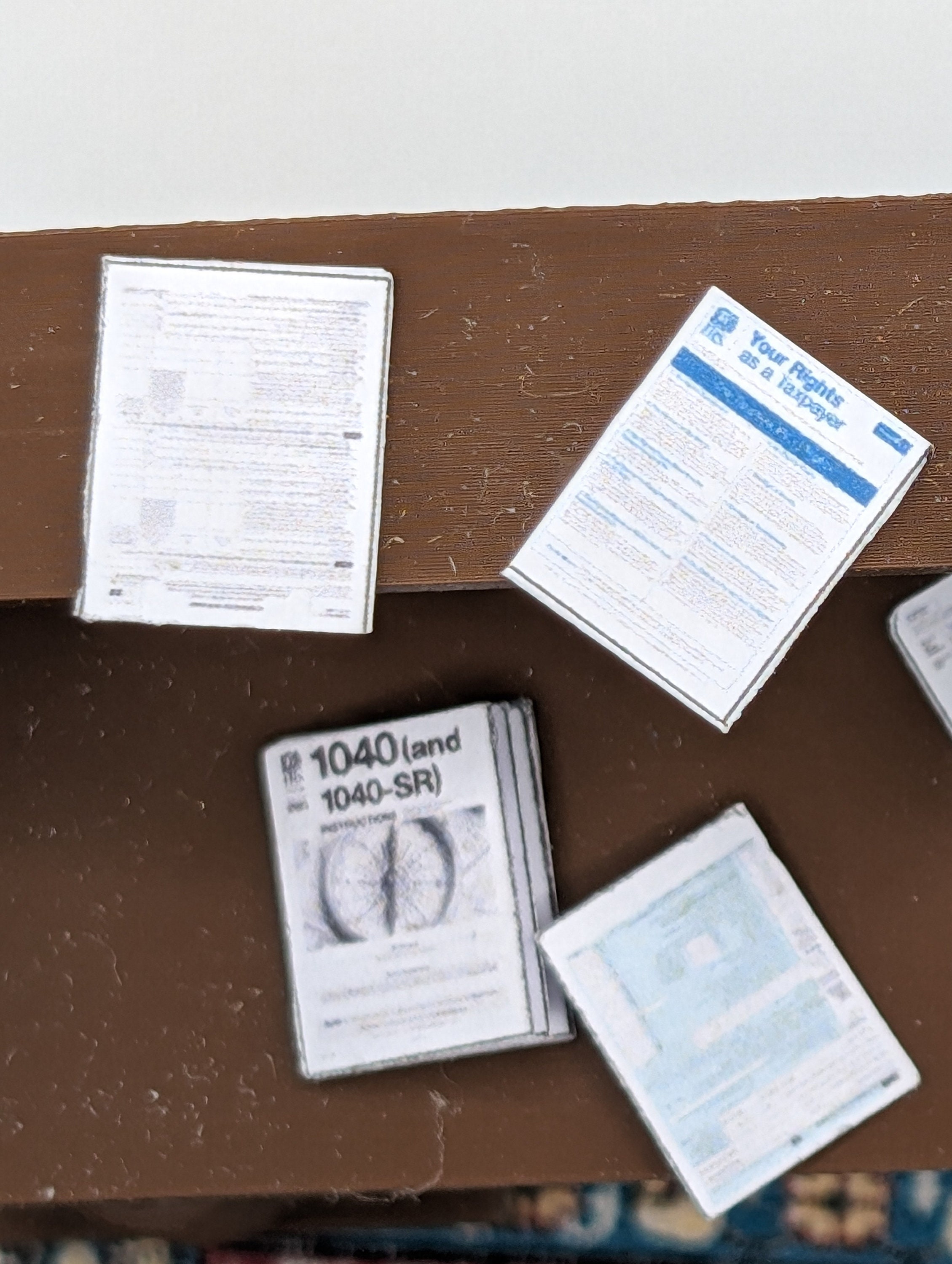 1:24 Scale Tax Documents - Etsy