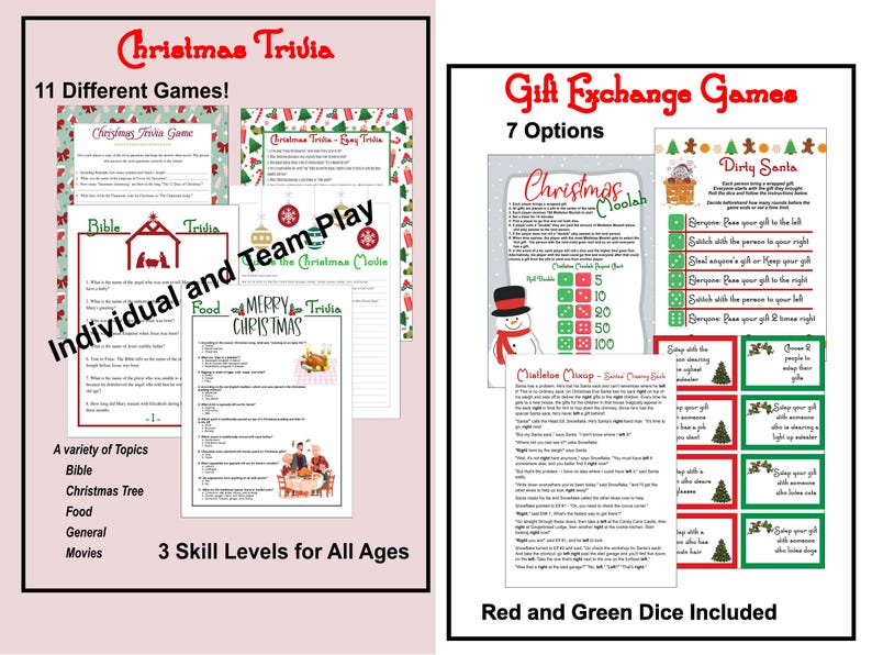 UPDATED FOR 2025 - 55+ Christmas Games - From Family to Adult - 5 ...