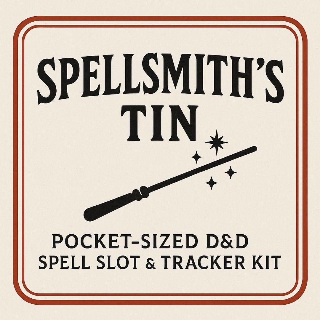 Spellsmith's Tin: Pocket D&D Spell Slot Tracker With Dice - Etsy