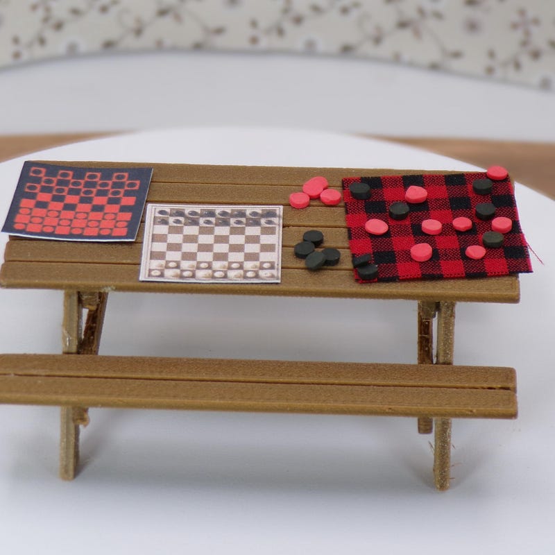 Checkers/chess Set - Etsy