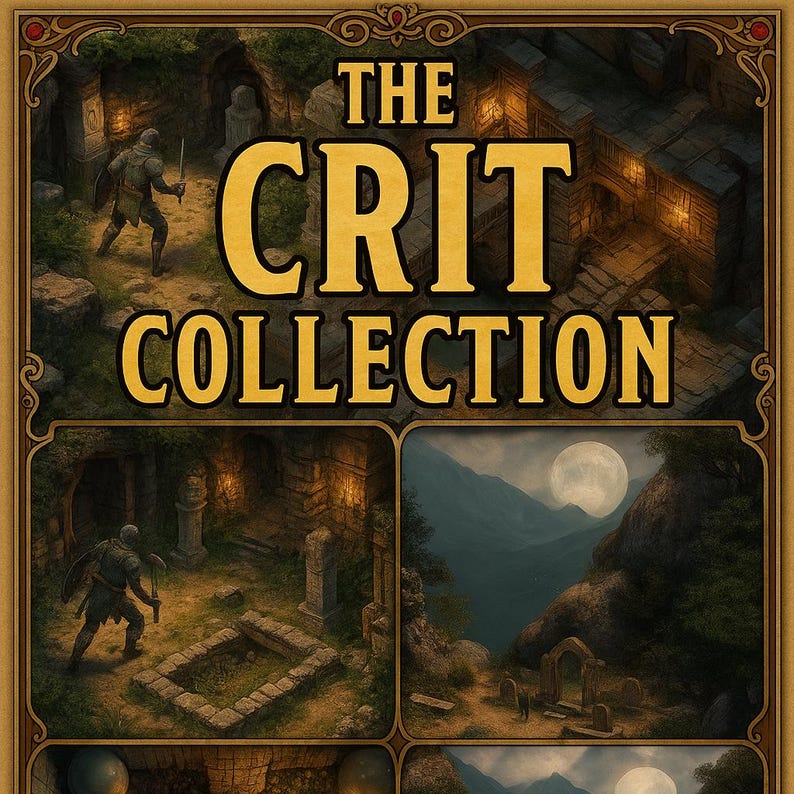 The "crit Collection” Dungeons & Dragons Adventure Cards - Adventure ...