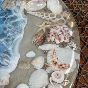 Tropical Ocean With Sea Shells Charcuterie Board/serving Platter - Etsy
