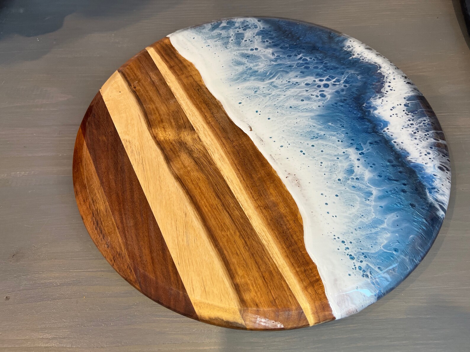 Ocean Waves Lazy Susan | Etsy