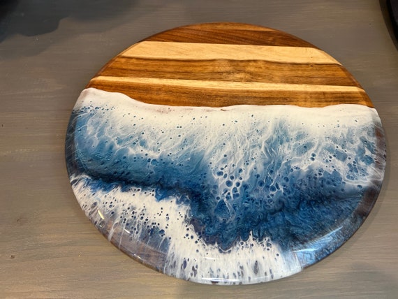 Ocean Waves Lazy Susan | Etsy