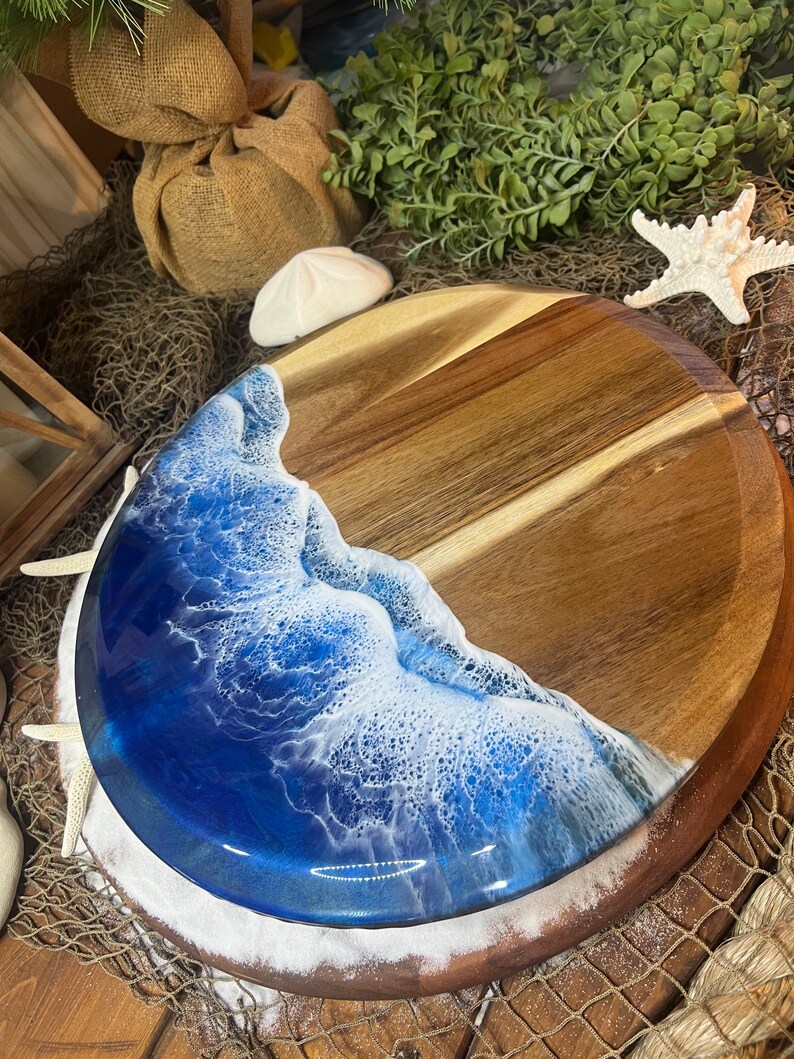 Ocean Waves Lazy Susan - Etsy