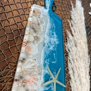 Sea Shell Epoxy Resin Charcuterie Board/serving Platter - Etsy