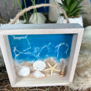 Ocean Waves and Sea Shell Seascape Wall Art - Etsy