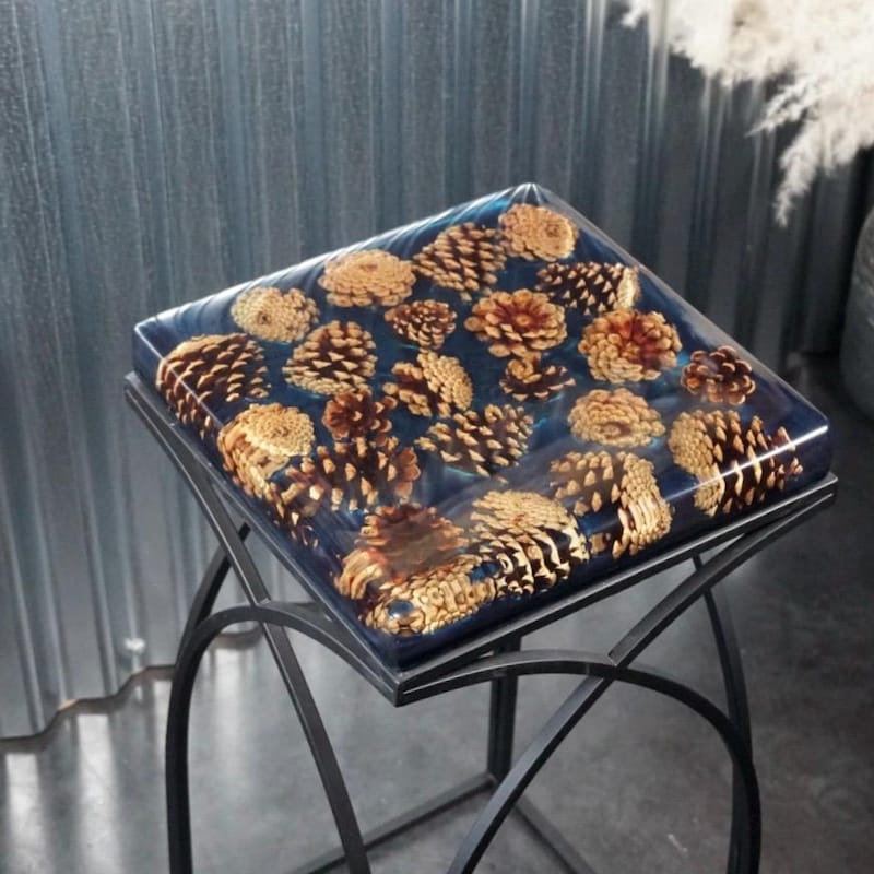 Resin Side Table Custom - Etsy