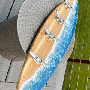 Ocean Waves Resin Surfboard Coat or Towel Hanger - Etsy