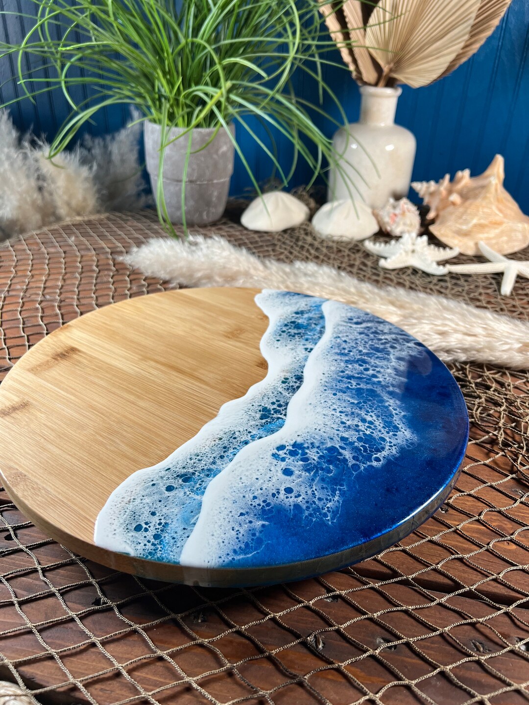Ocean Waves Lazy Susan - Etsy