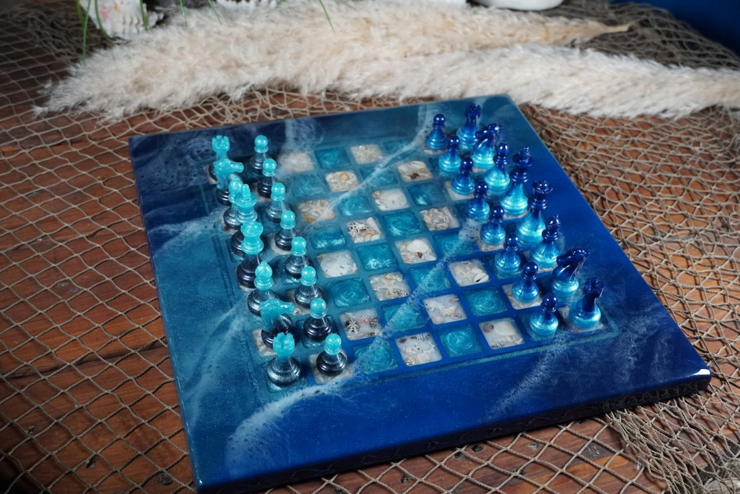 Ocean Sea Shells Chess Set - Etsy